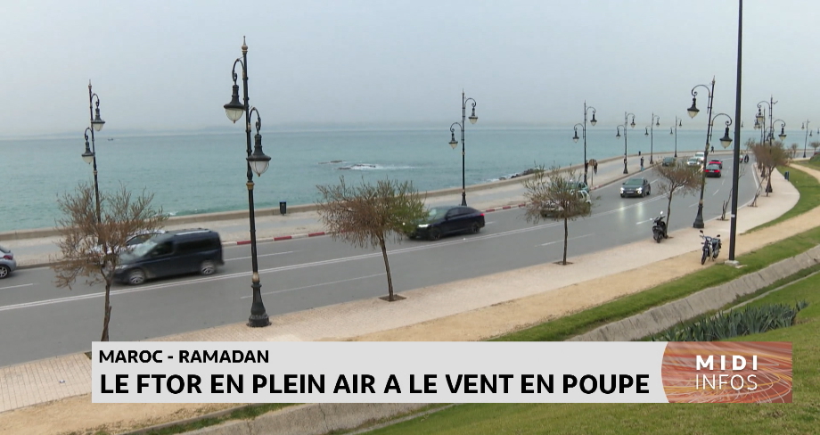 Maroc-Ramadan : Le Ftor en plein air à le vent en poupe