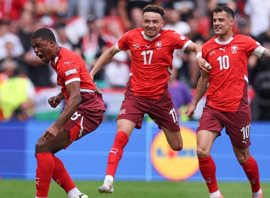 Euro 2024 : la Suisse bat la Hongrie 3-1