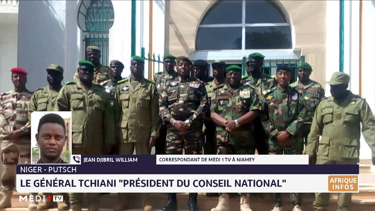 Vidéo : Niger-Putsch: Le Général Tchiani "président du conseil National"
