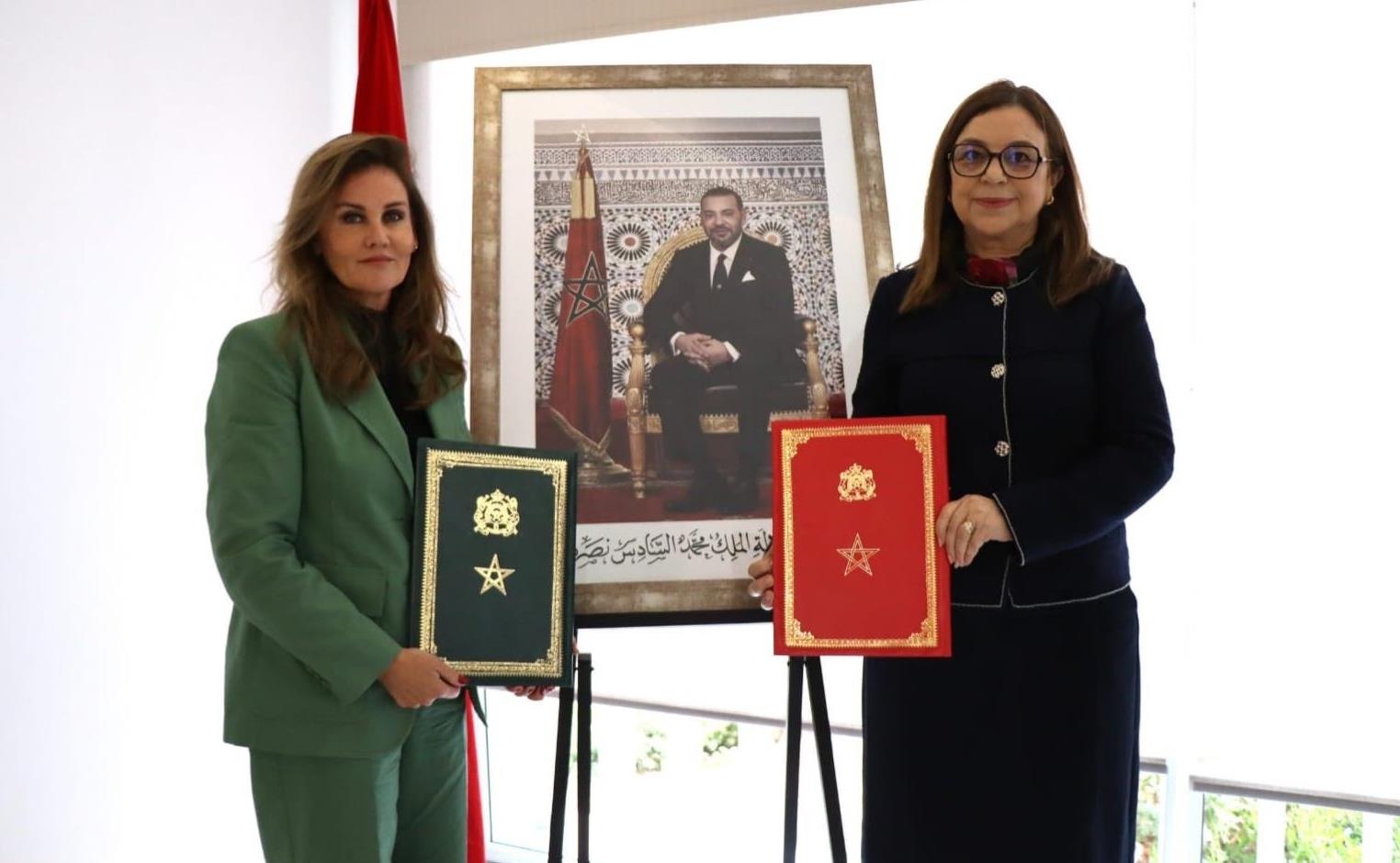 Son Altesse la Princesse Lalla Zineb préside la signature d’une ...